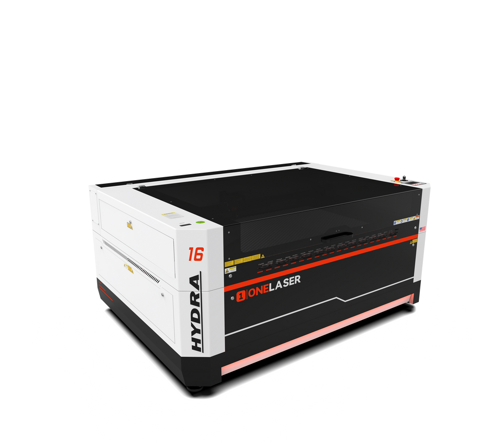 OneLaser HYDRA 16 - CO2 Cabinet Dual-Laser System 150W DC/38W RF Tube