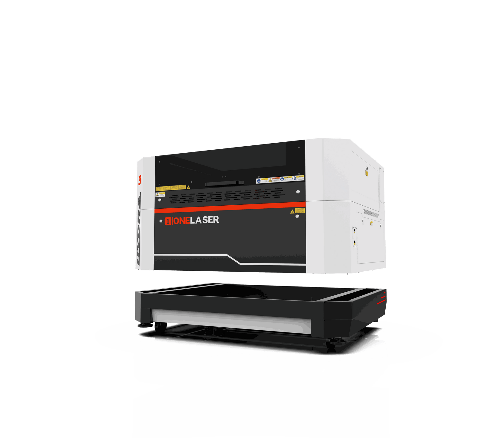 OneLaser HYDRA 9: CO2 Dual-Laser Engraver/Cutter (100W DC/38W RF Tube)